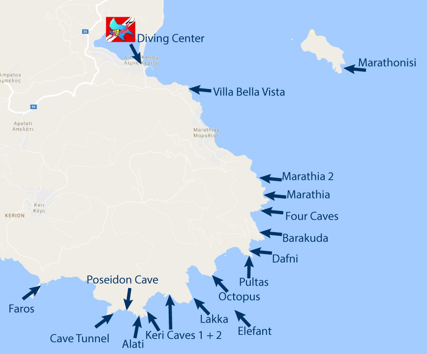 Location – Diving Center Turtle Beach